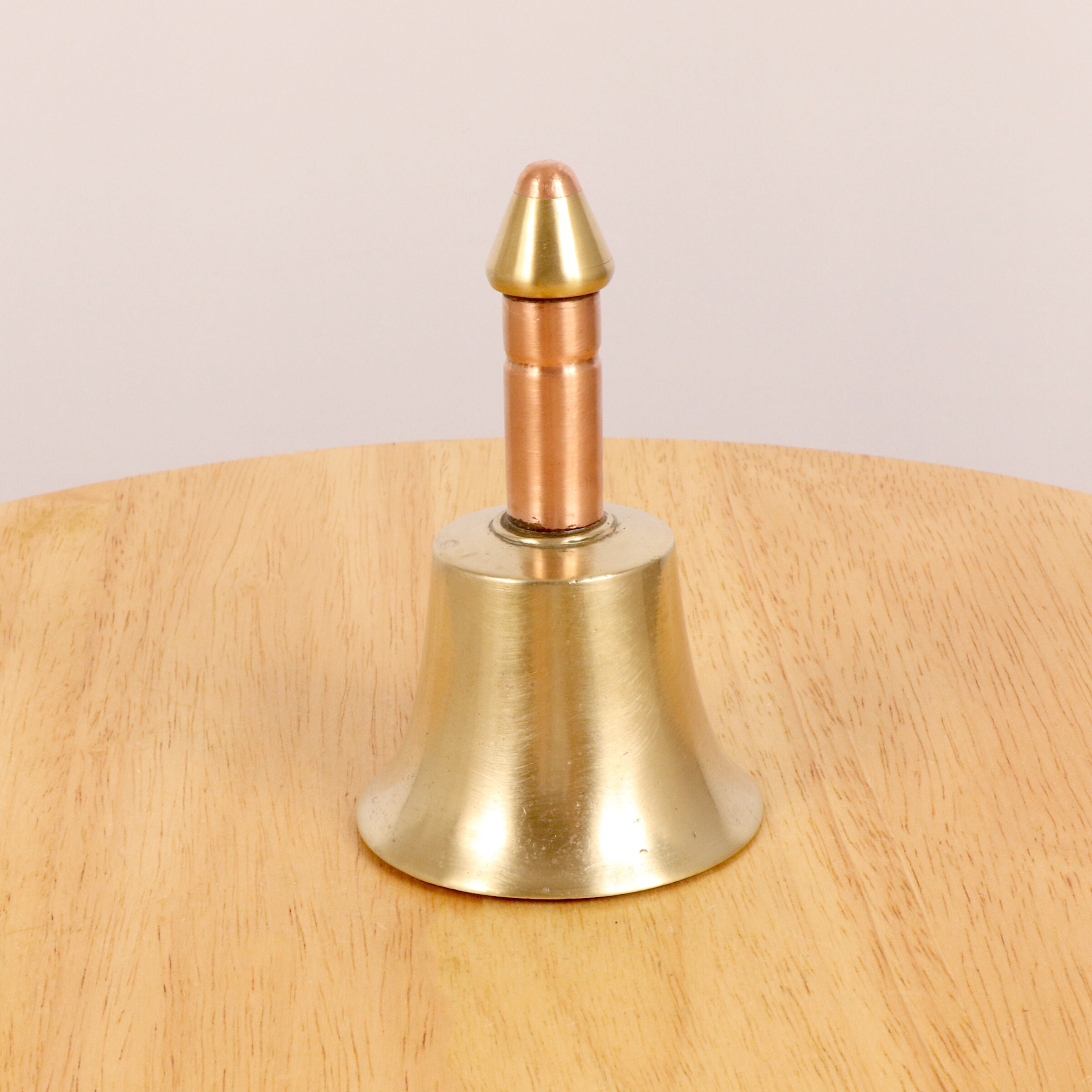 Bell || Antique Solid Brass Bell With Copper Handle || Vintage Bell ...