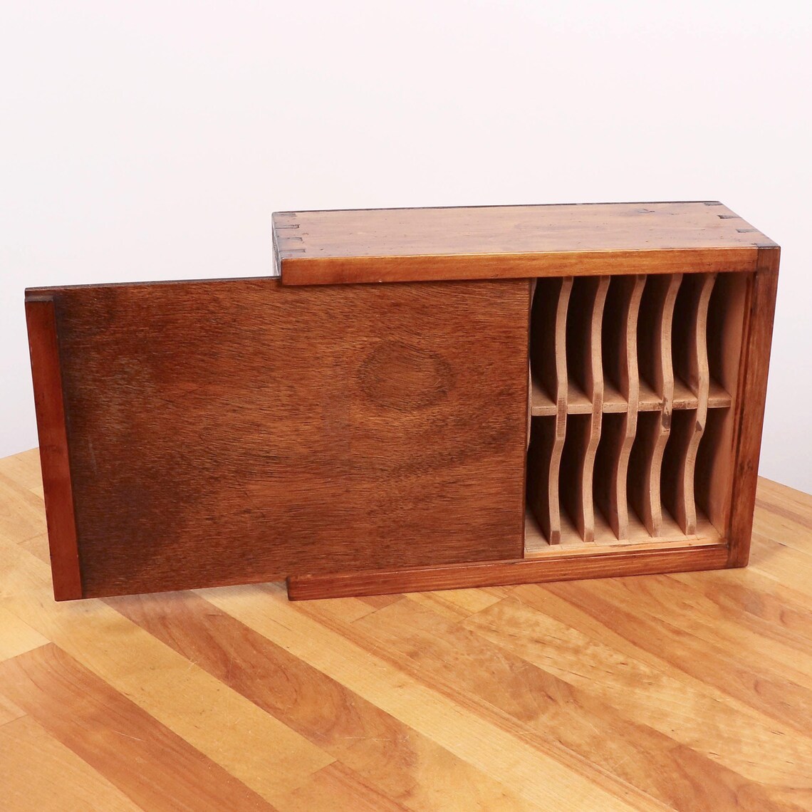 Large Box || Vintage Solid Wood Box || Simple Design With Sliding Lid ...
