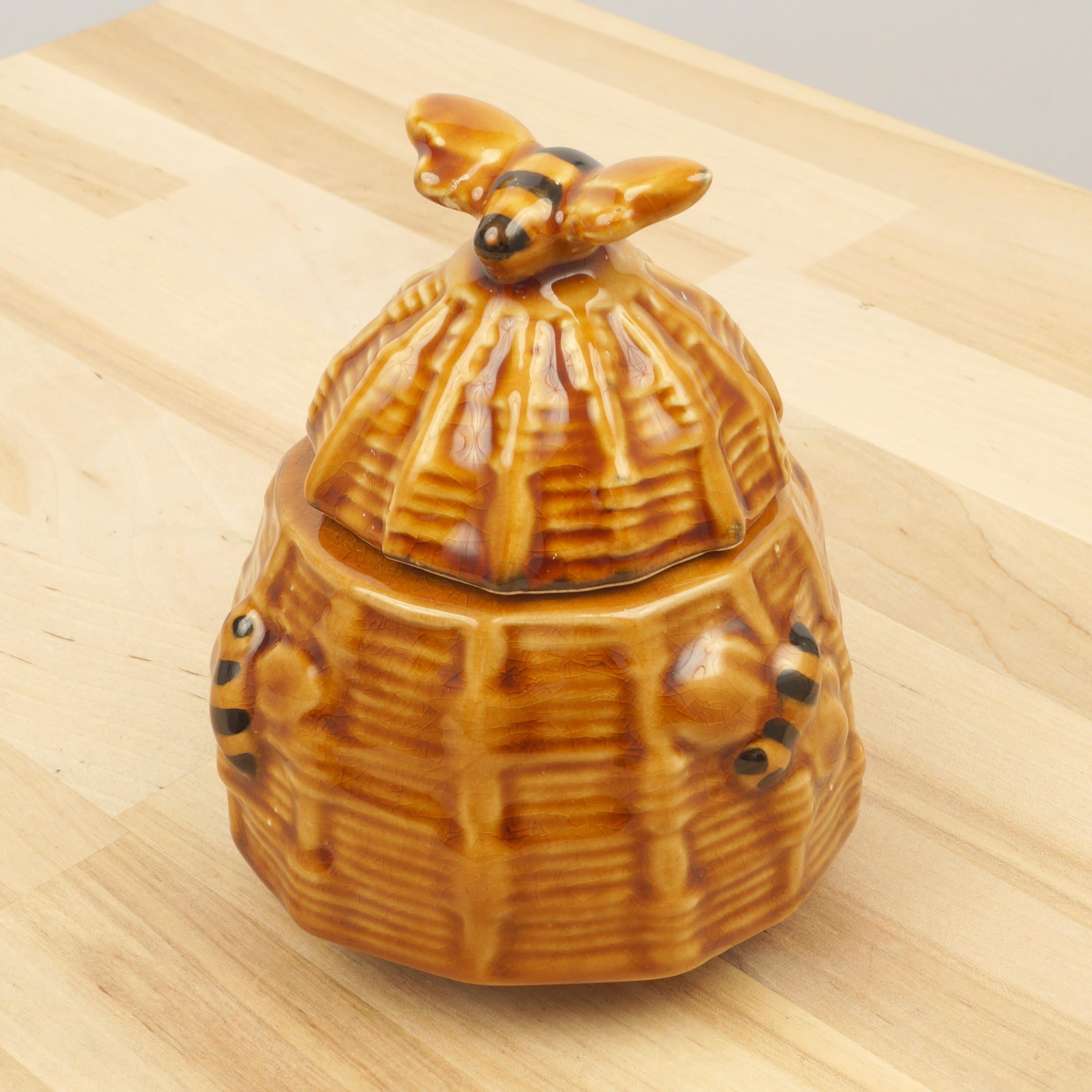 Ceramic Honey Pot / Jar / Canister Hive / Bee House / Bee | Etsy