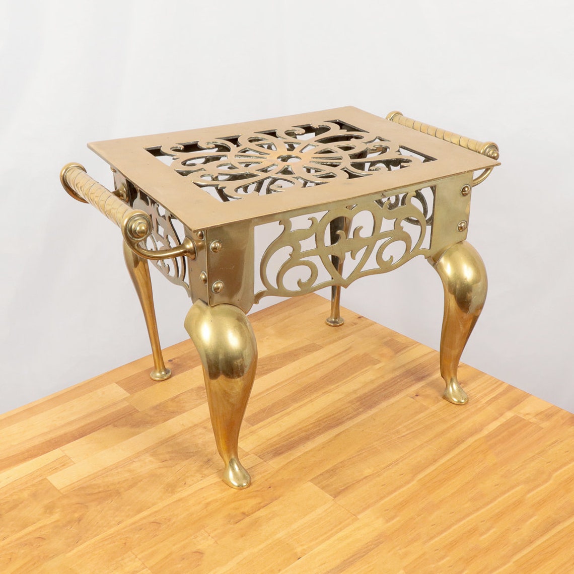 Step Stool / Footman / Plant Stand / Brass Table / Fireplace | Etsy