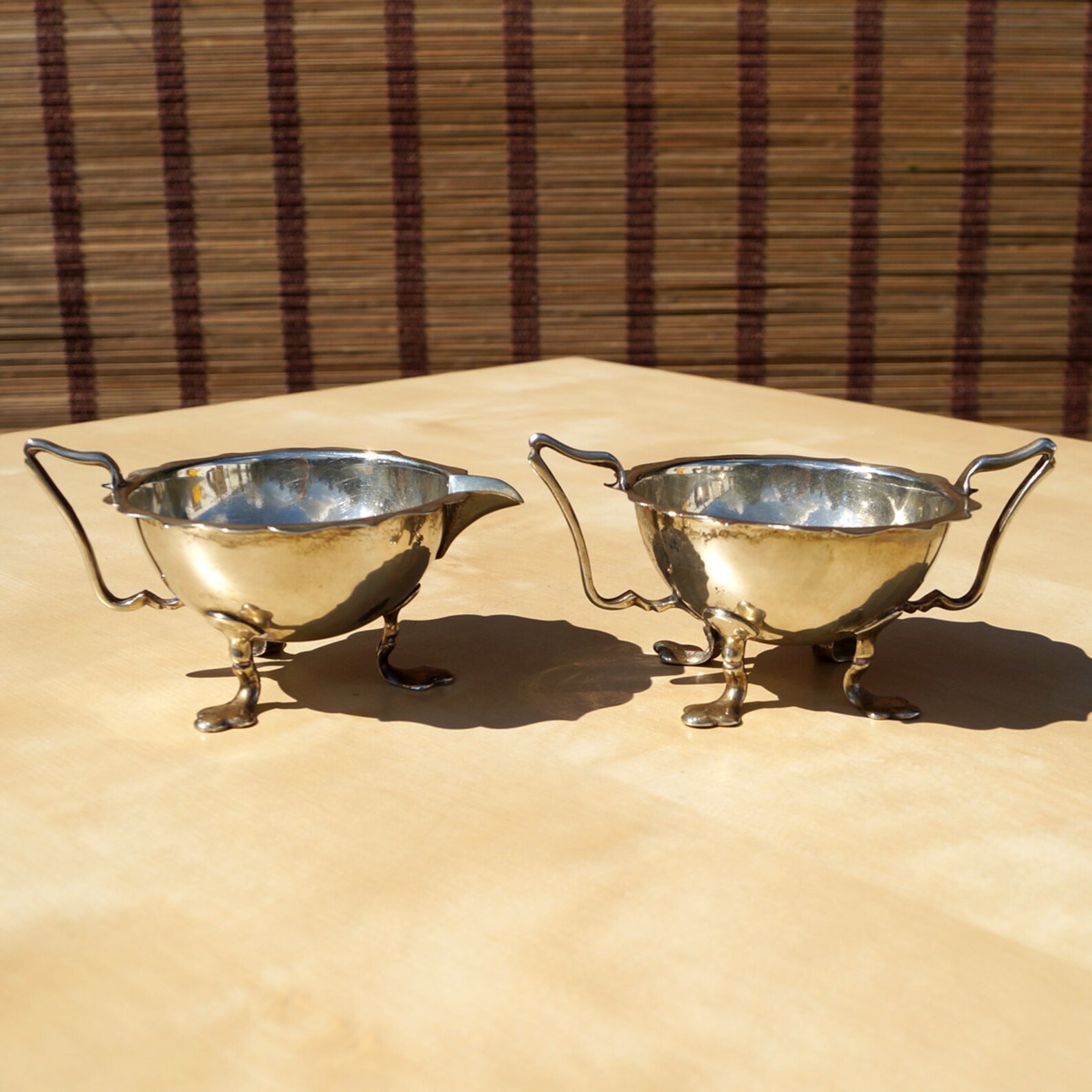 Sugar Bowl & Creamer Vintage E.P.N.S. Silver Plated - Etsy