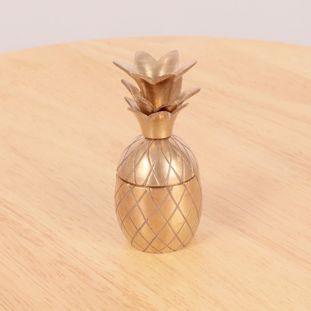 Pineapple Box / Mini Container / Candle Holder / Home Decor || Vintage ...