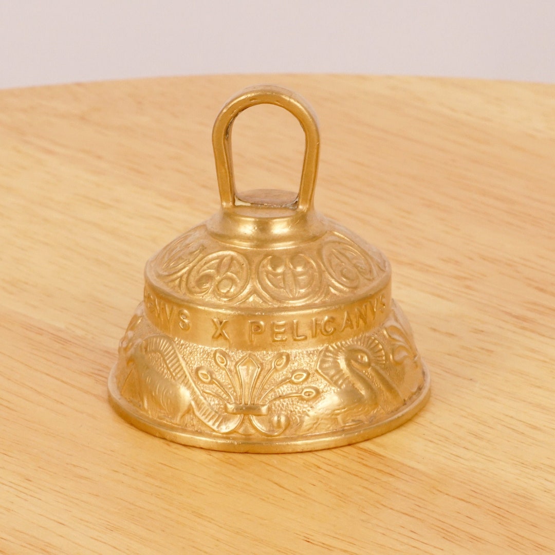 Bell / Desk Bell / Hand Bell || Vintage Solid Brass || Leo Aqvila Agnvs ...