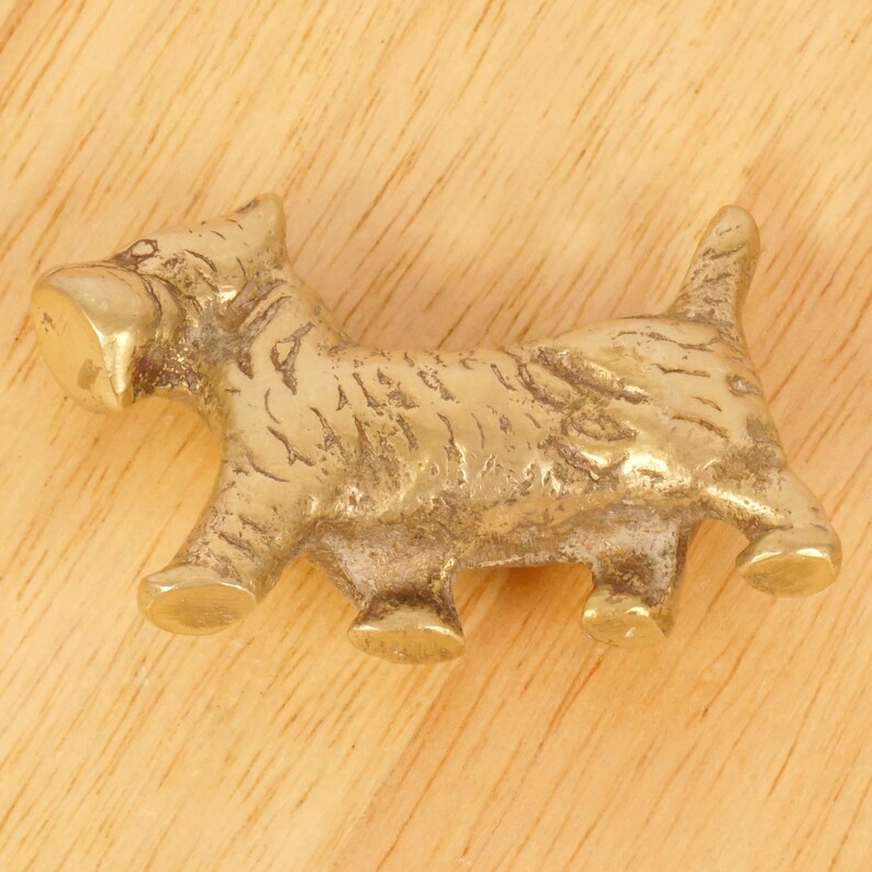 Dog Figurine / Statuette / Sculpture || Scottish Terrier || Vintage ...