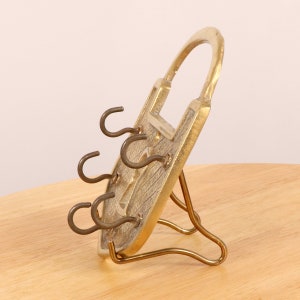Key Holder / Key Rack || Vintage Solid Brass || Wall Decor || 5+ Keys ...