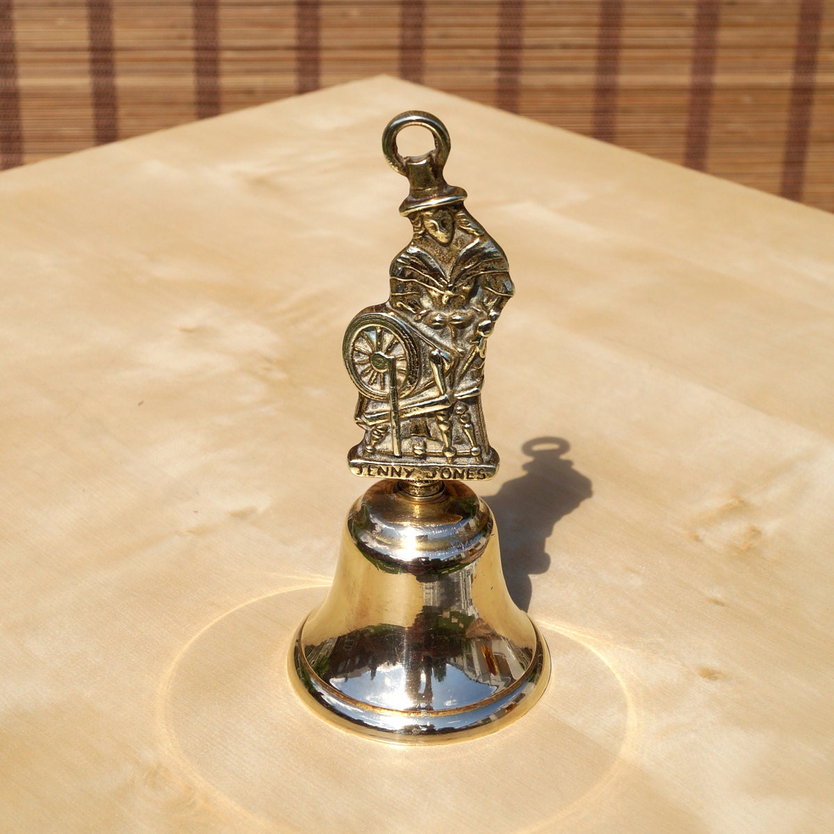 Jenny Jones Vintage Solid Brass Desk Bell Made in England | Etsy