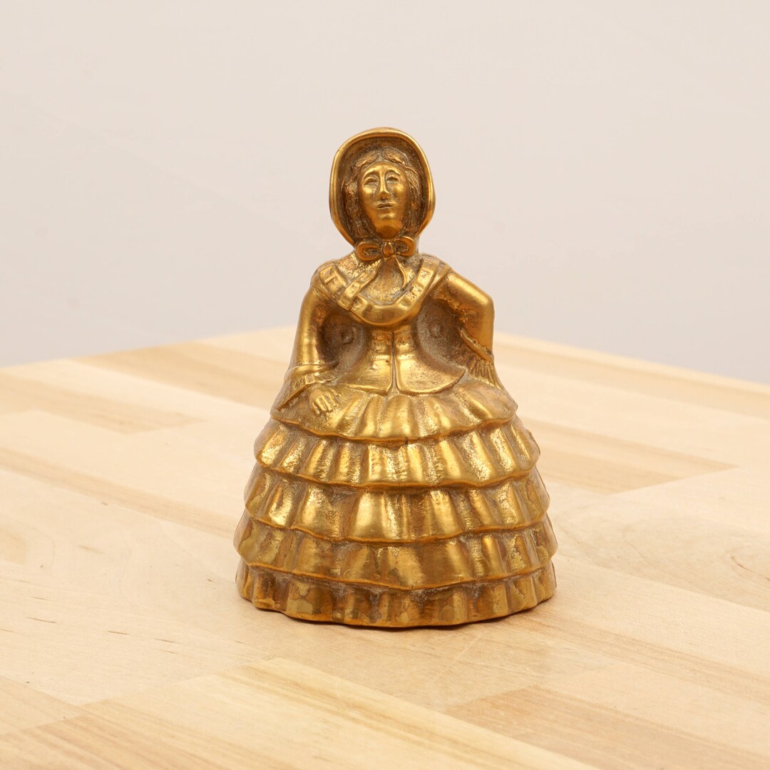 Antique Bell || Victorian Lady / Woman || Original Clapper in a Shape ...