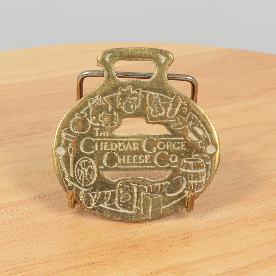 The Cheddar Gorge Cheese Co Horse Badge / Horse Brass / Tack Marked the ...