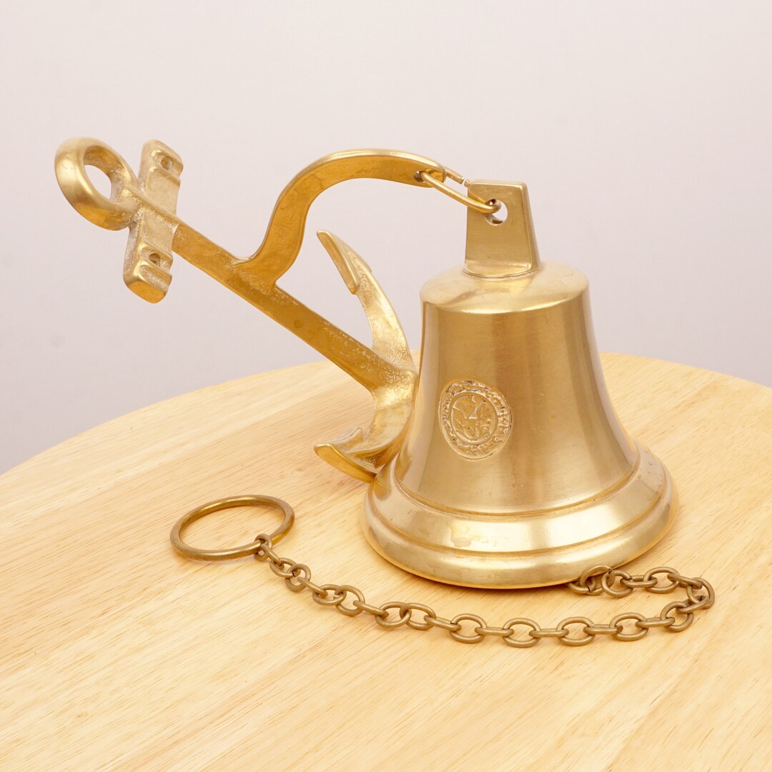 Ship Fog Bell / Ship Bell || 1824 || Vintage Solid Brass || Wall ...