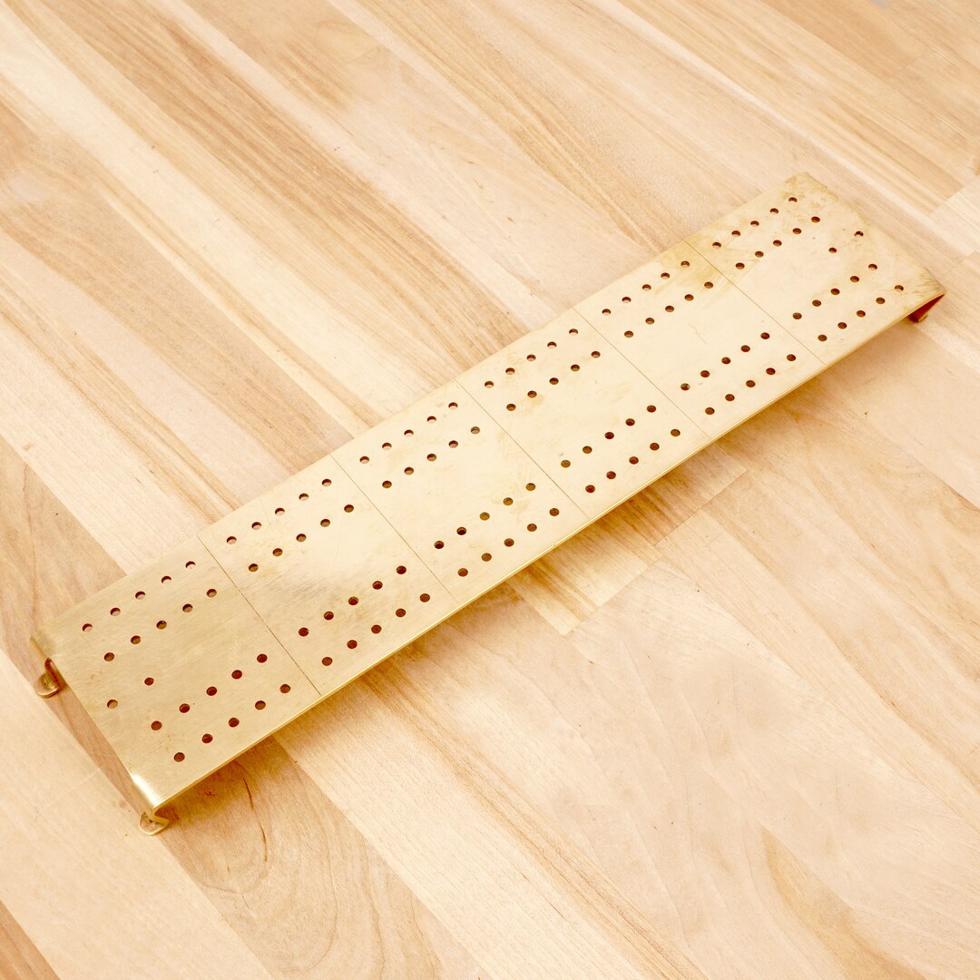 Game Point Counter Vintage Solid Brass Cribbage Brass - Etsy