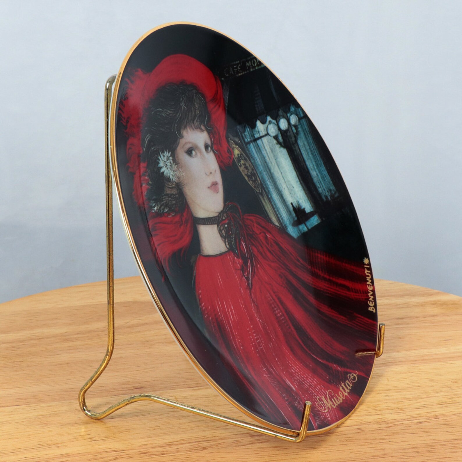 Decorative Plate Musetta Benvenuti* || Le Porcellane Fontana Dei Medici ...