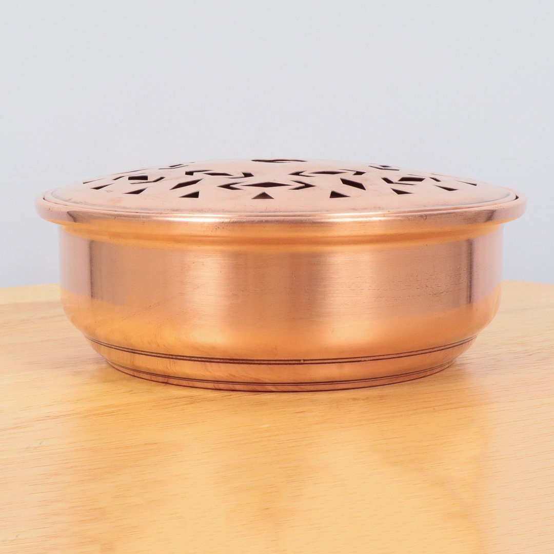 Jewellery Box With a Lid Vintage Solid Copper Simple | Etsy UK