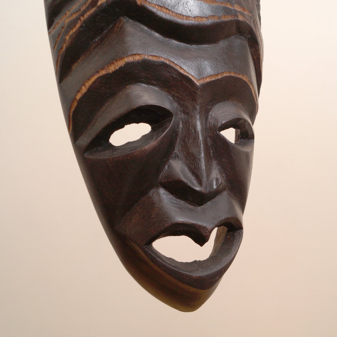 Vintage Wood Mask - Etsy