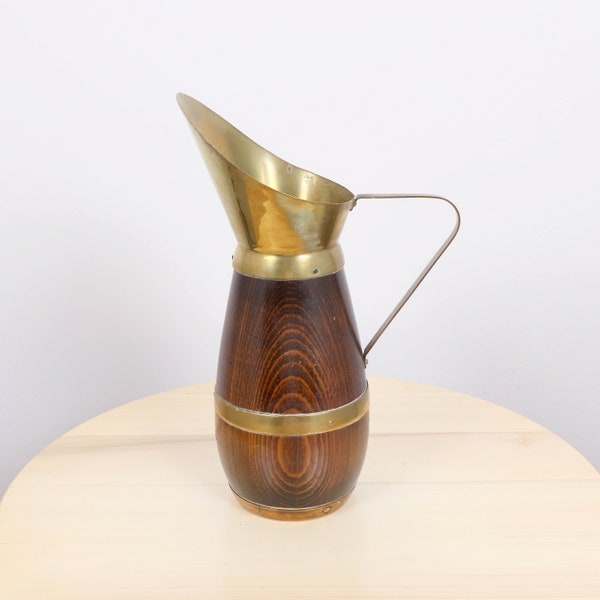 Wood Handle Pitcher - Etsy