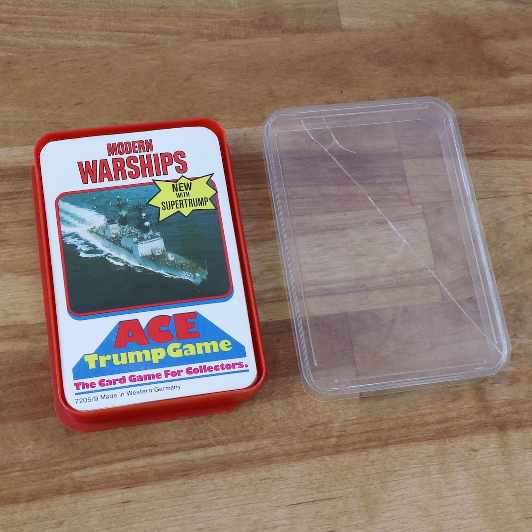 Ace Trump Game Modern Warships || the Card Game for Collectors || 7205/ ...