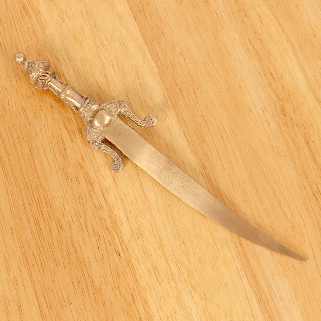 Envelope Knife / Paper Knife / Letter Opener || Vintage Solid Brass ...
