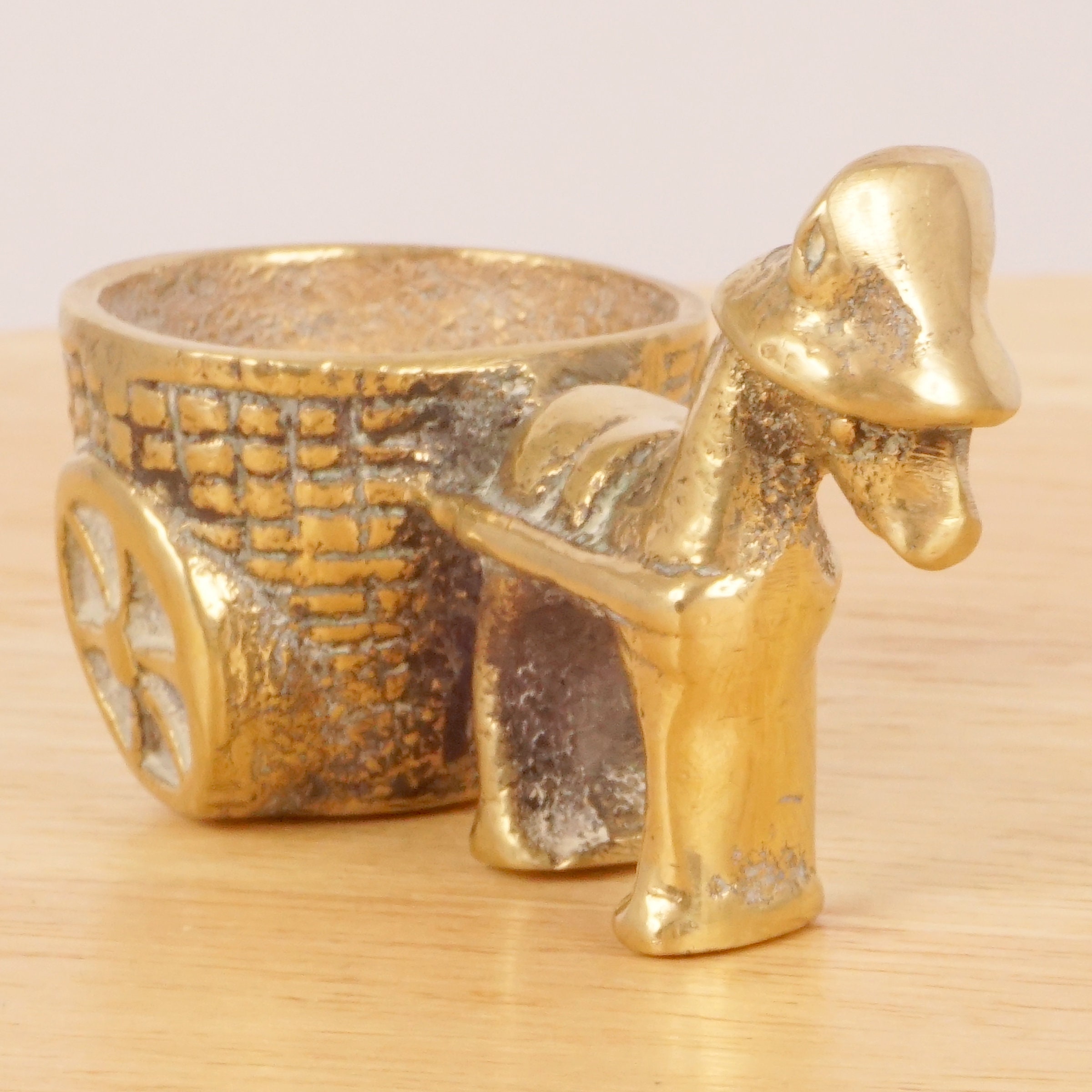 The Little Donkey || Donkey Figurine || Vintage Statue - Solid Brass ...