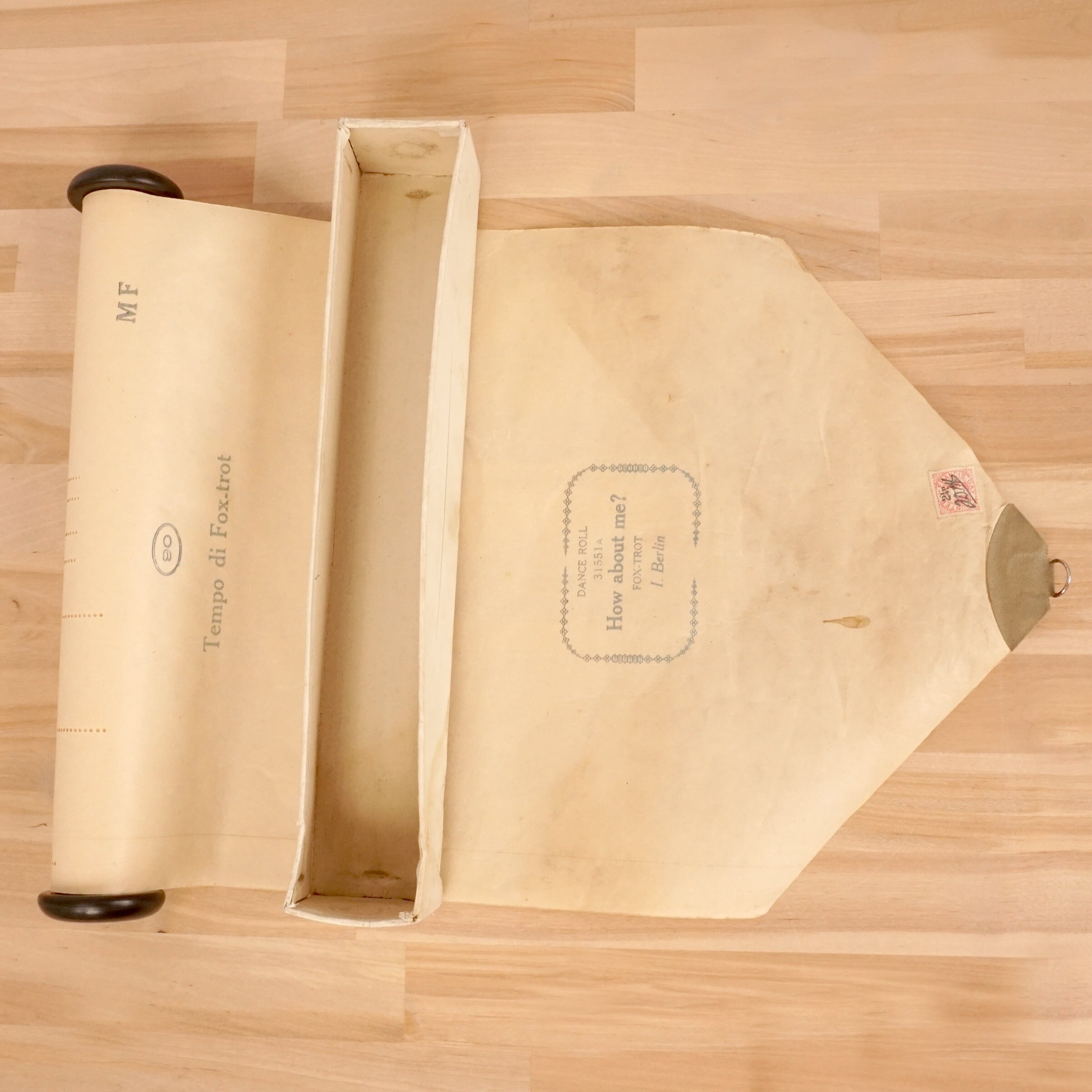 Antique Pianola Roll / Universal Music / Dance Roll || How About Me ...