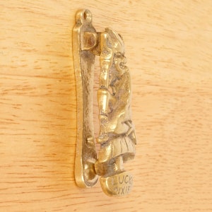 Small Knocker - Lucky Pixie || Vintage Solid Brass || 2 Screws || Pixie ...