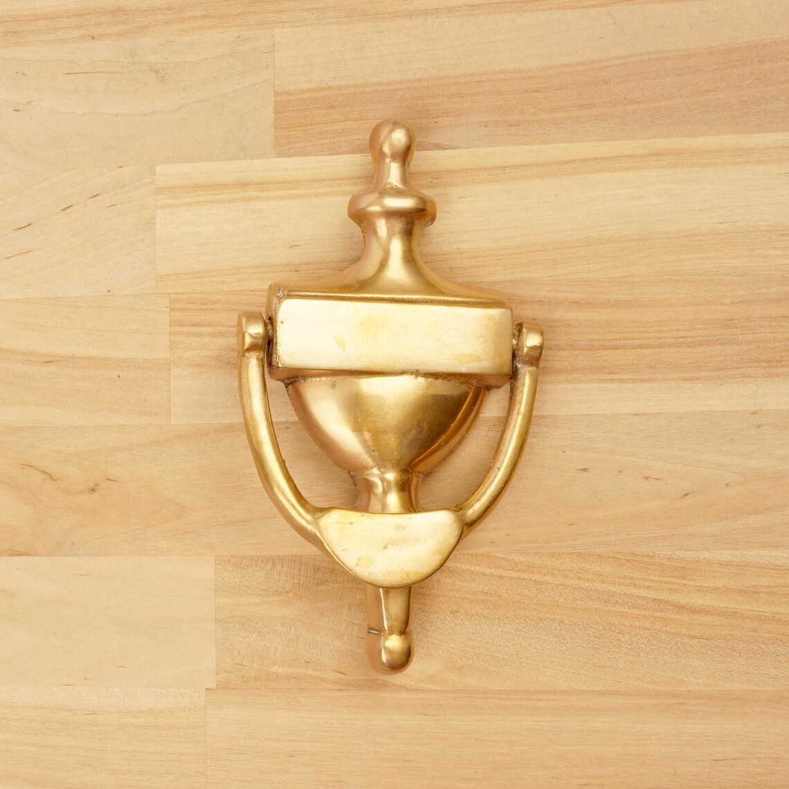 Door Knocker Simple Design Vintage Solid Brass - Etsy UK