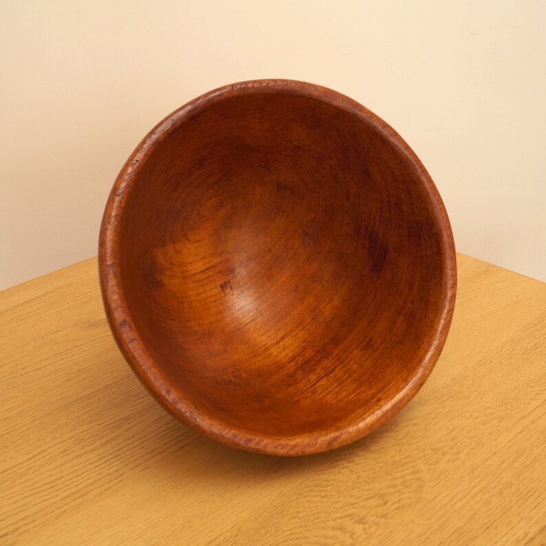 Vintage Wood Tray / Bowl Simple Design - Etsy