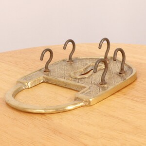 Key Holder / Key Rack || Vintage Solid Brass || Wall Decor || 5+ Keys ...