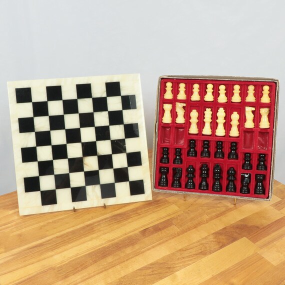 Chess Set Italian Chiellini Marble Chess Set / Marble Board | Etsy