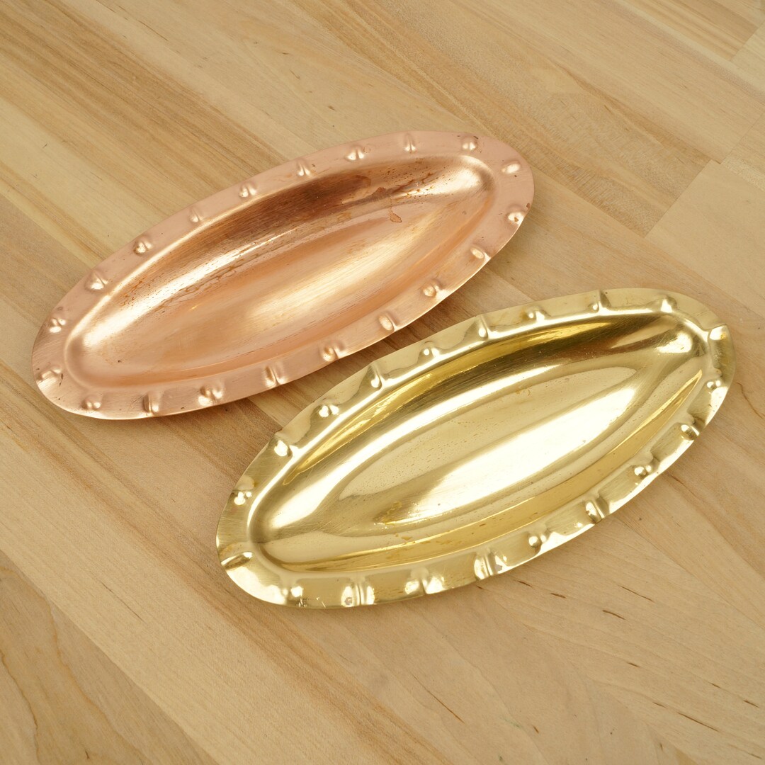 Set of Two Plates / Trays / Pin Trays / Ring Trays / Ashtrays ...