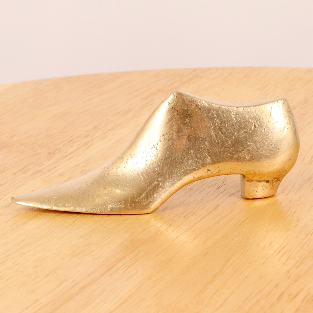 Shoe Figurine / Statuette / Sculpture / Paperweight || Vintage Solid ...