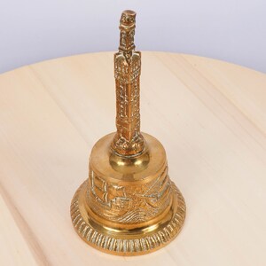 Desk Bell / Hand Bell || Handmade Engraved Ship Ornaments and a Tower ...