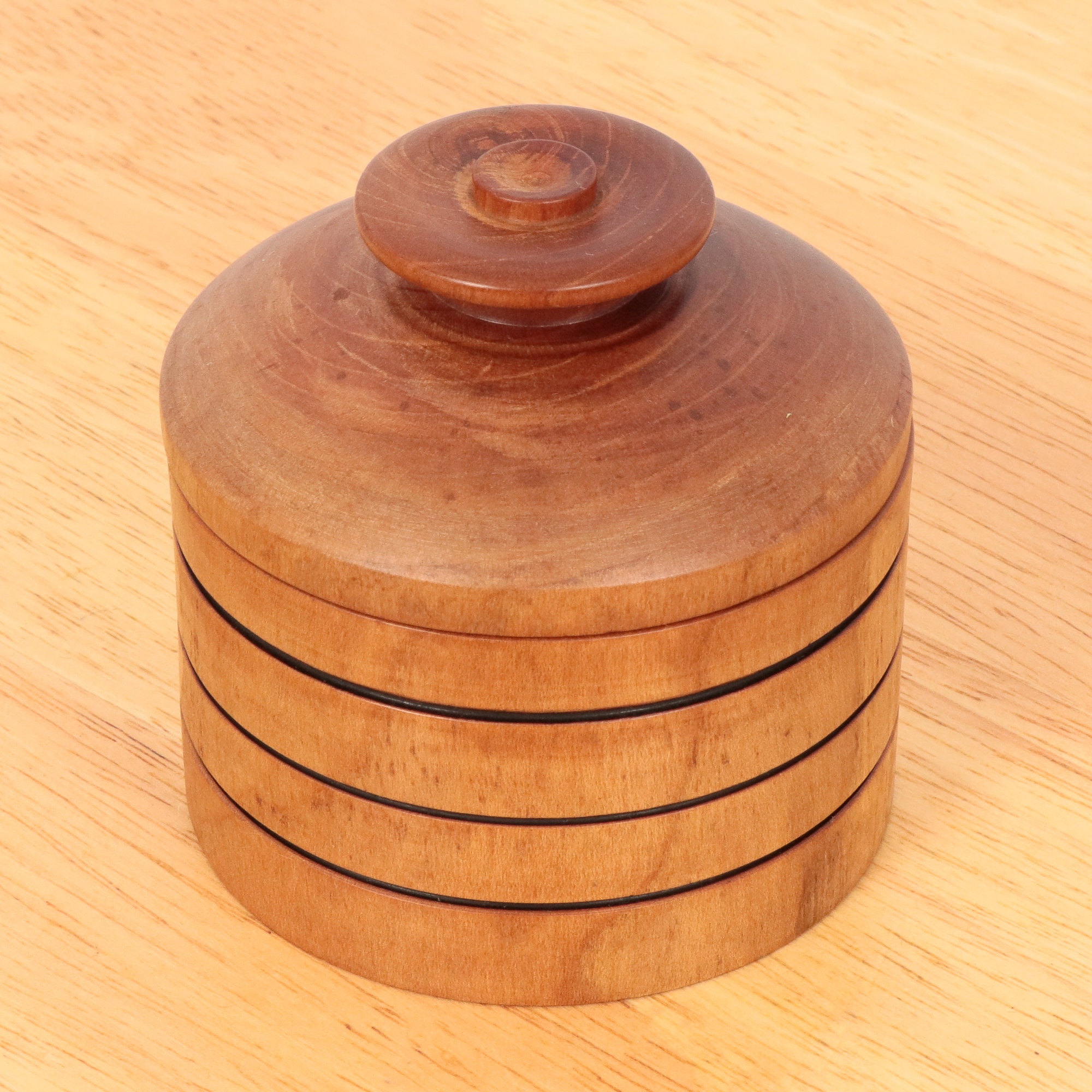 Wood Box With Simple Design || Brown English Cherry || Vintage Solid ...