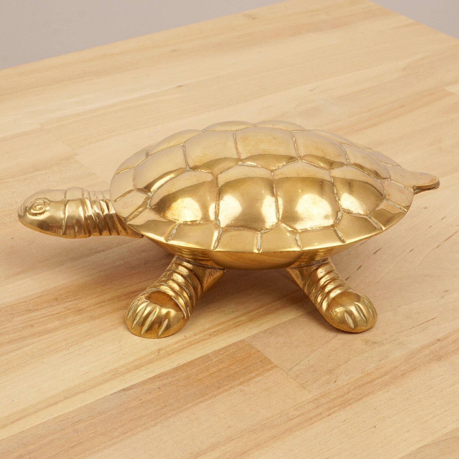Turtle Box / Sculpture || Vintage Solid Brass || Decorative Jewellery ...