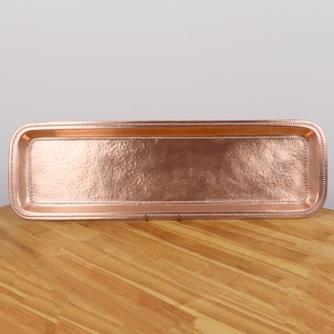Rectangular Tray / Dish / Server / Plater || Vintage Copper || Simple ...