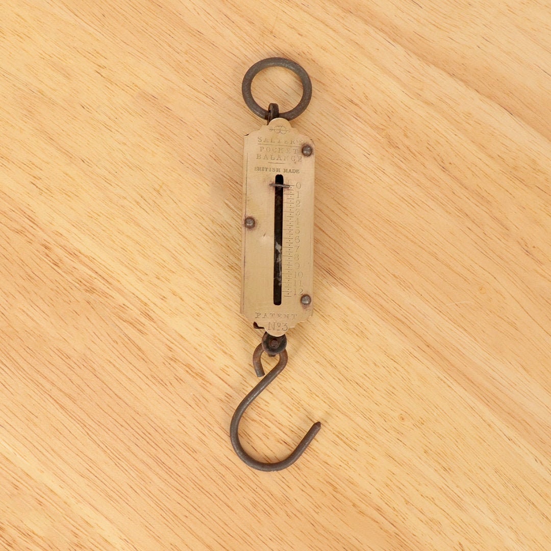 Antique Salter's Pocket Balance up to 12 Lb || British Made Patent No 3 ...