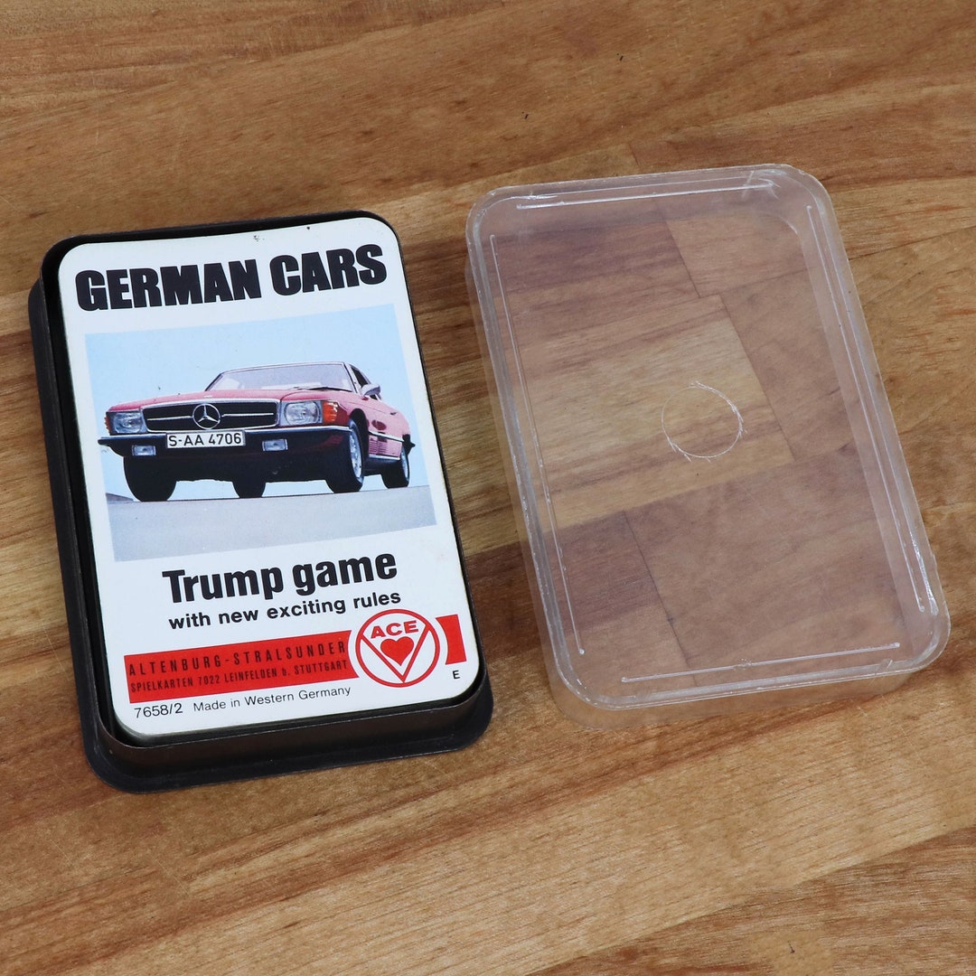 Cars Top Trumps Vintage Card Game ACE the Card Game - Etsy