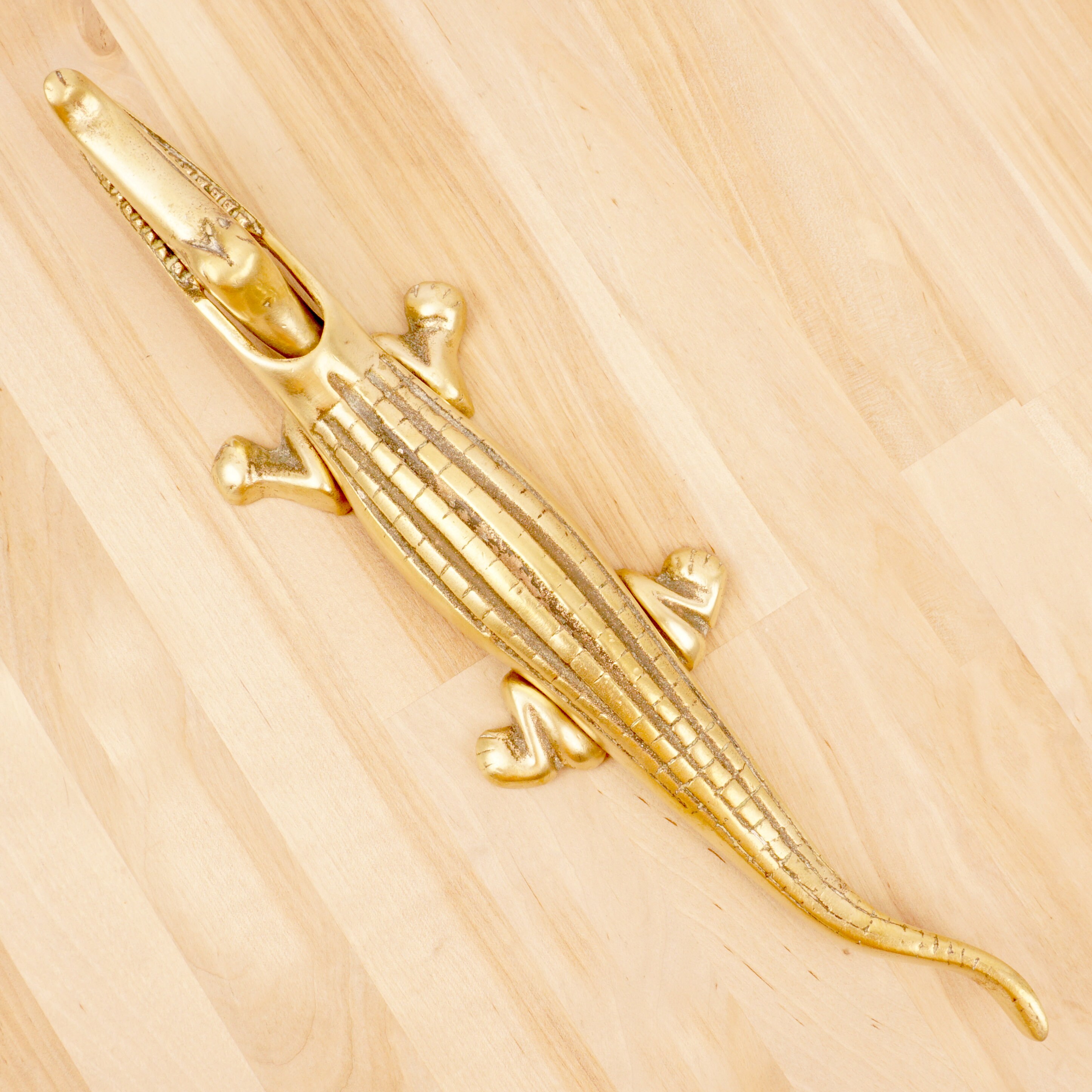 Crocodile / Alligator Nutcracker Vintage Solid Brass | Etsy