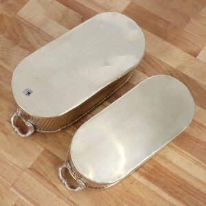 2 Oval Containers / Flower Pots / Planters / Baskets || Vintage Solid ...