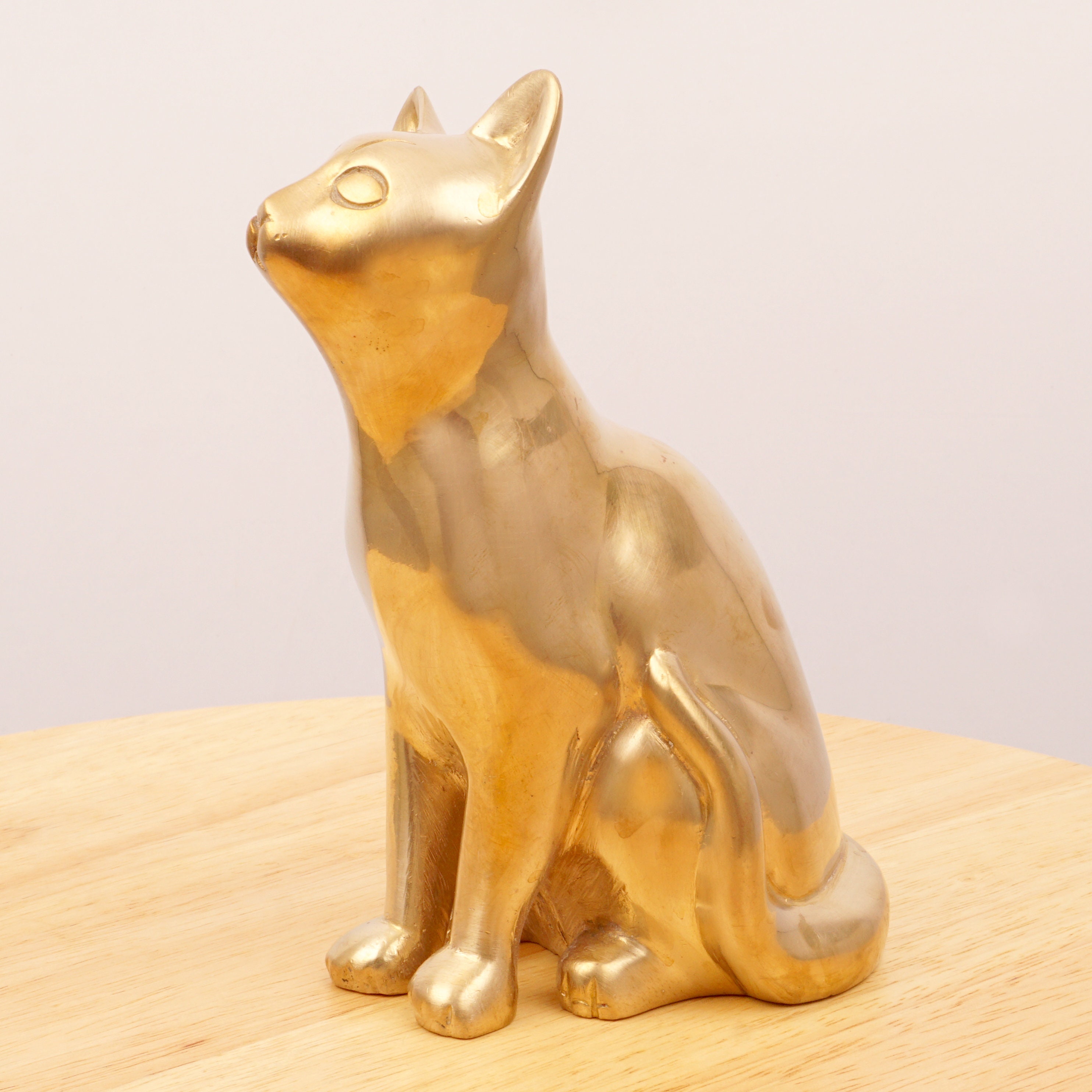 Cat's Glance Vintage Solid Brass Solid Brass Cat / | Etsy