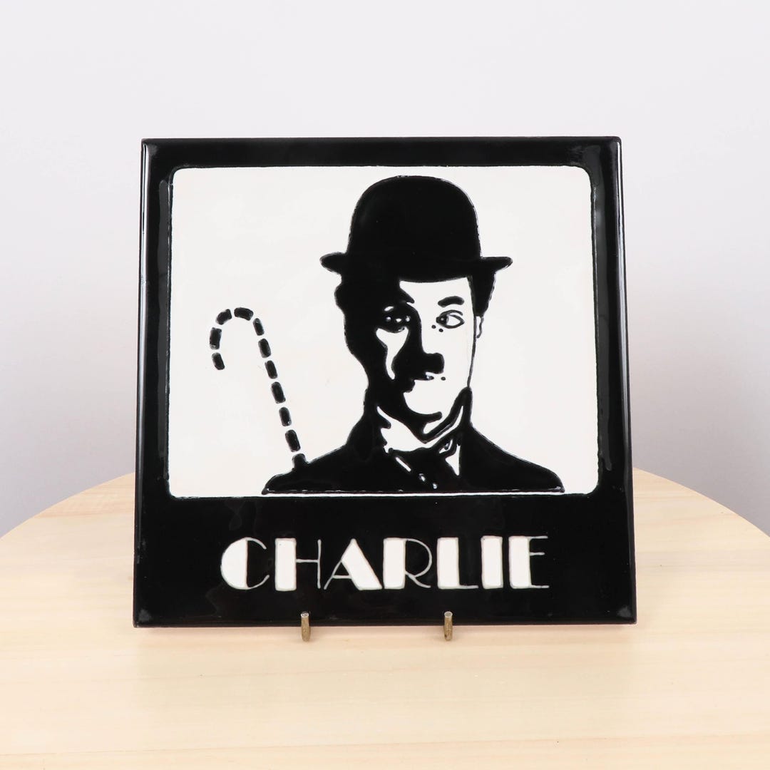 H&R Johnson Ltd “charlie” Ceramic Wall Tile – Charlie Chaplin Art ...