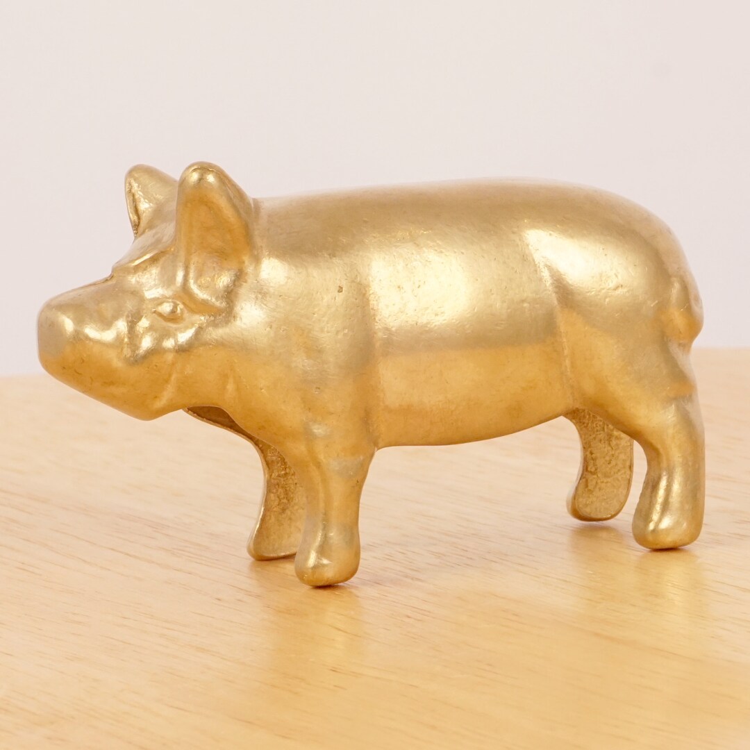 Pig / Hog / Swine / Sow Sculpture / Figurine / Statue || Vintage Solid ...
