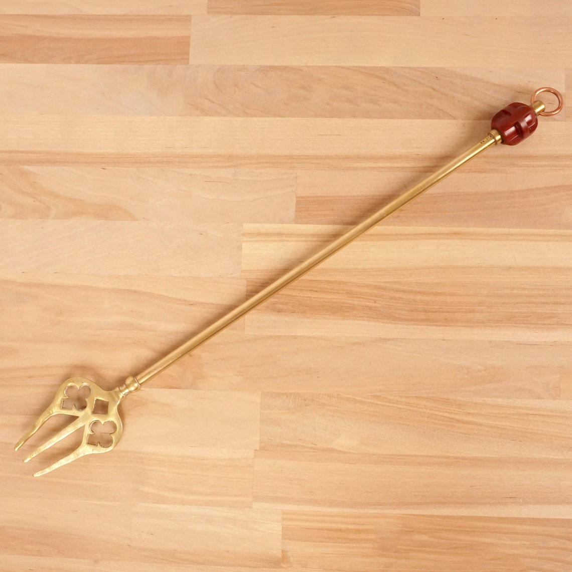 Decorative Fork / Fireplace Fork || Vintage Solid Brass || Plastic ...