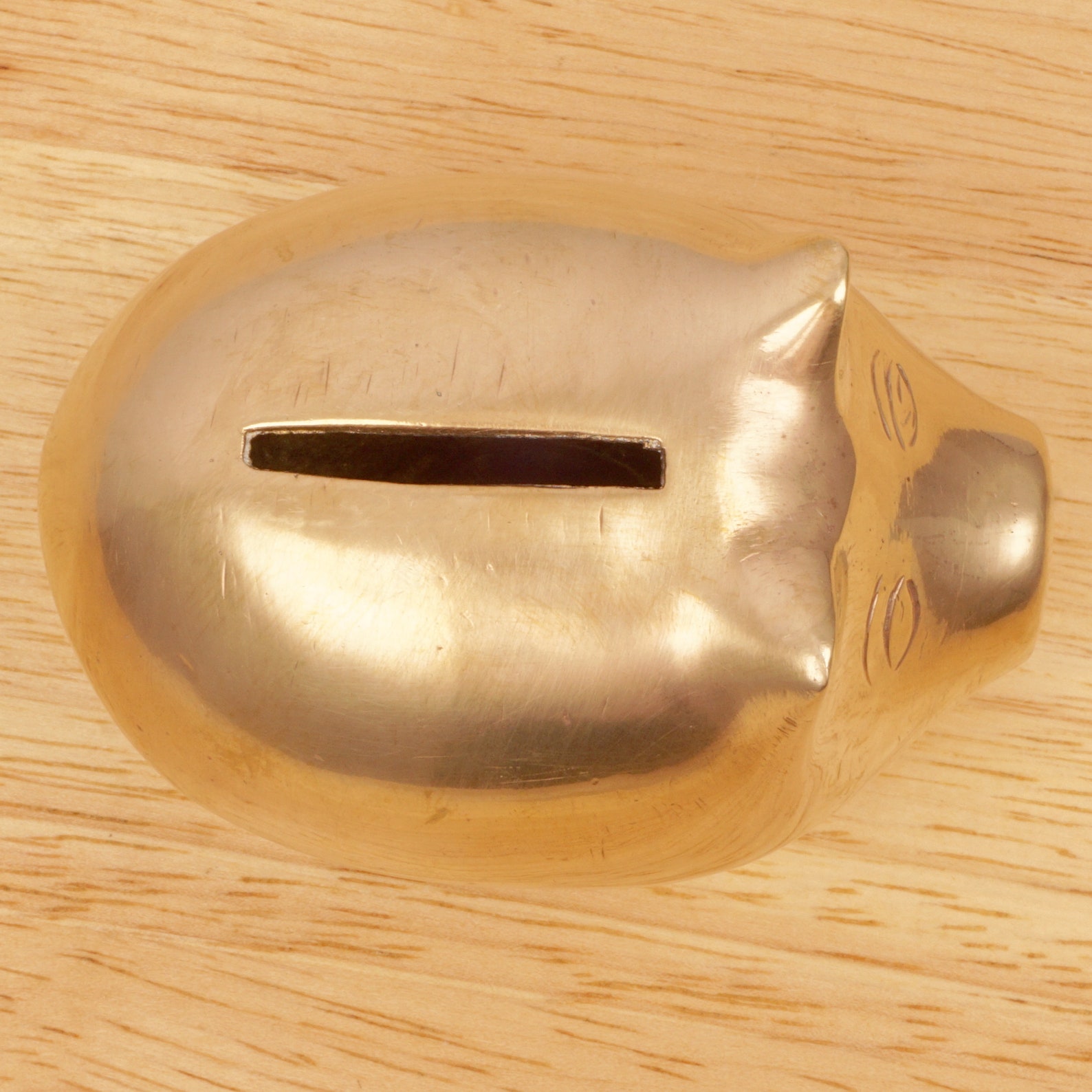 Small Piggy Bank / Savings Bank || Pig Design || Vintage Solid Brass ...