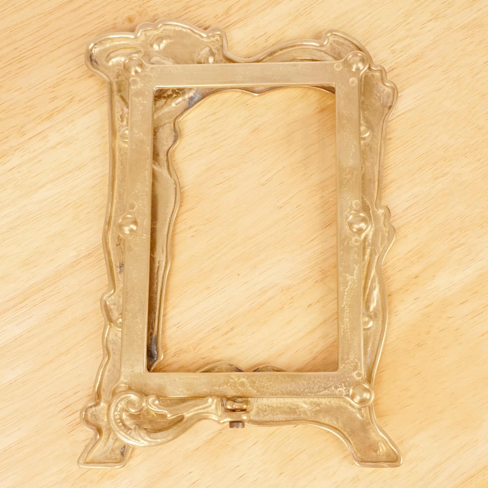 Photo / Picture Frame || Vintage Solid Brass || Floral and Woman Design ...