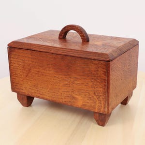 Wooden Box / Storage / Container Simple Design With Lid 4 Legs - Etsy