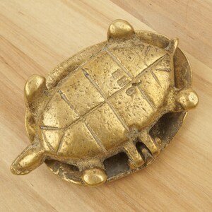 Box Turtle / Sculpture Decorative Jewellery Box Vintage Solid Brass ...