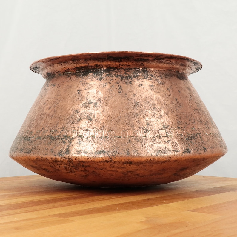 Copper Flower Pot || Simple Design || Vintage Solid Copper - Etsy