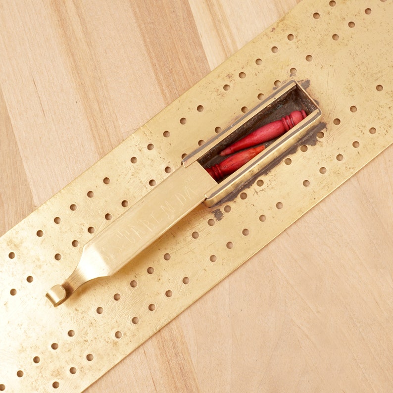 Game Point Counter Vintage Solid Brass Cribbage Brass - Etsy