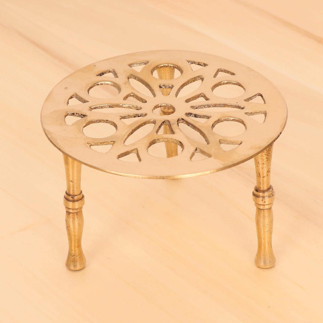 Kettle Stand / Tea Pot Stand || Vintage Solid Brass - Etsy