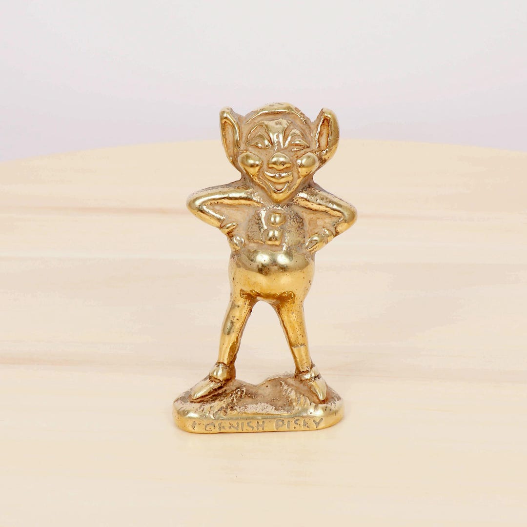 Pixy / Pixie || Vintage Brass Decorative Souvenir Sculpture of the ...