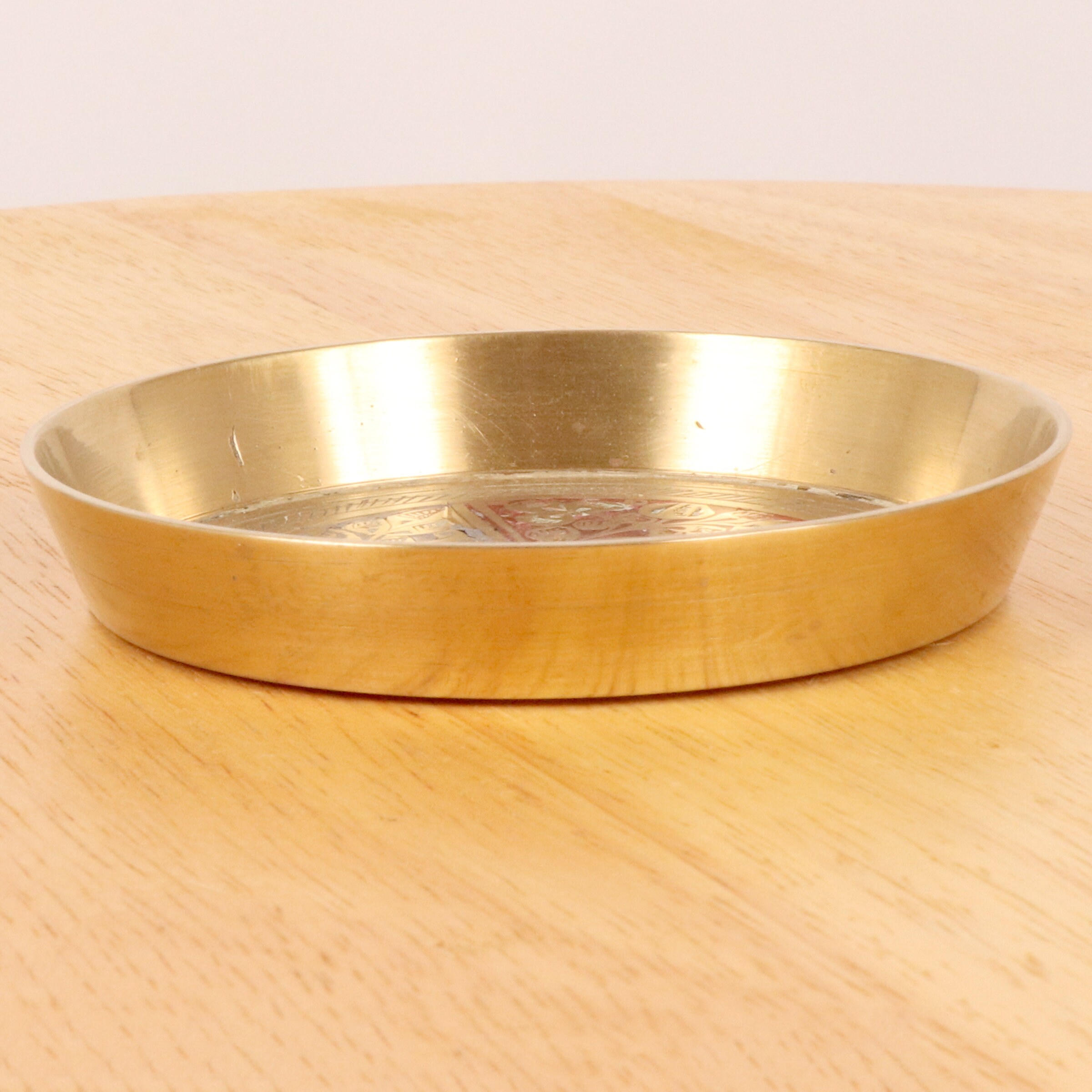 10 Cm Plate / Dish / Bowl / Tray || Vintage Brass || Handmade ...